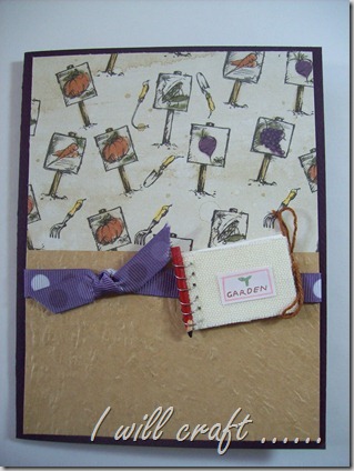 ArtfullyJune: Garden theme cards